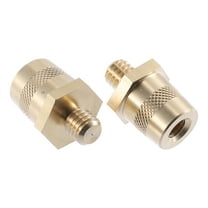 Unique Bargains 2 Pair M6 Auto Battery Terminal Connector Brass Tone ...