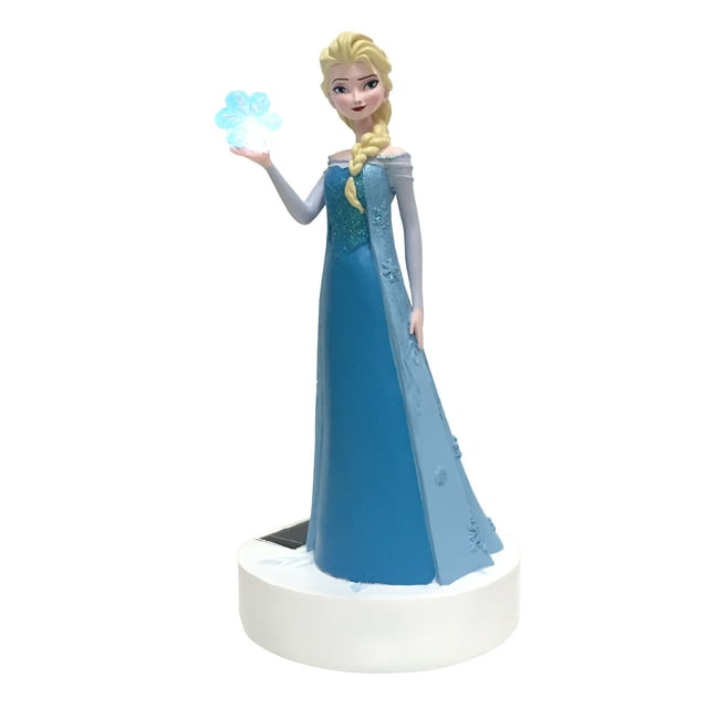 Disney Frozen Elsa Solar Garden Statue - Durable Outside Decor ...