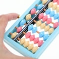 Plastic 17-Column Rods 5-beads Plastic Abacus Professional Chinese ...