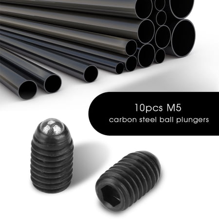 10 Pieces M5 Carbon Steel Ball Plungers Set, Sturdy and Sturdy, Easy to ...