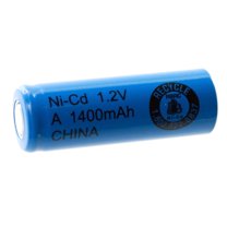 Exell 1.2V 1400mAh NiCD A Rechargeable Battery Flat Top Cell - Walmart.com