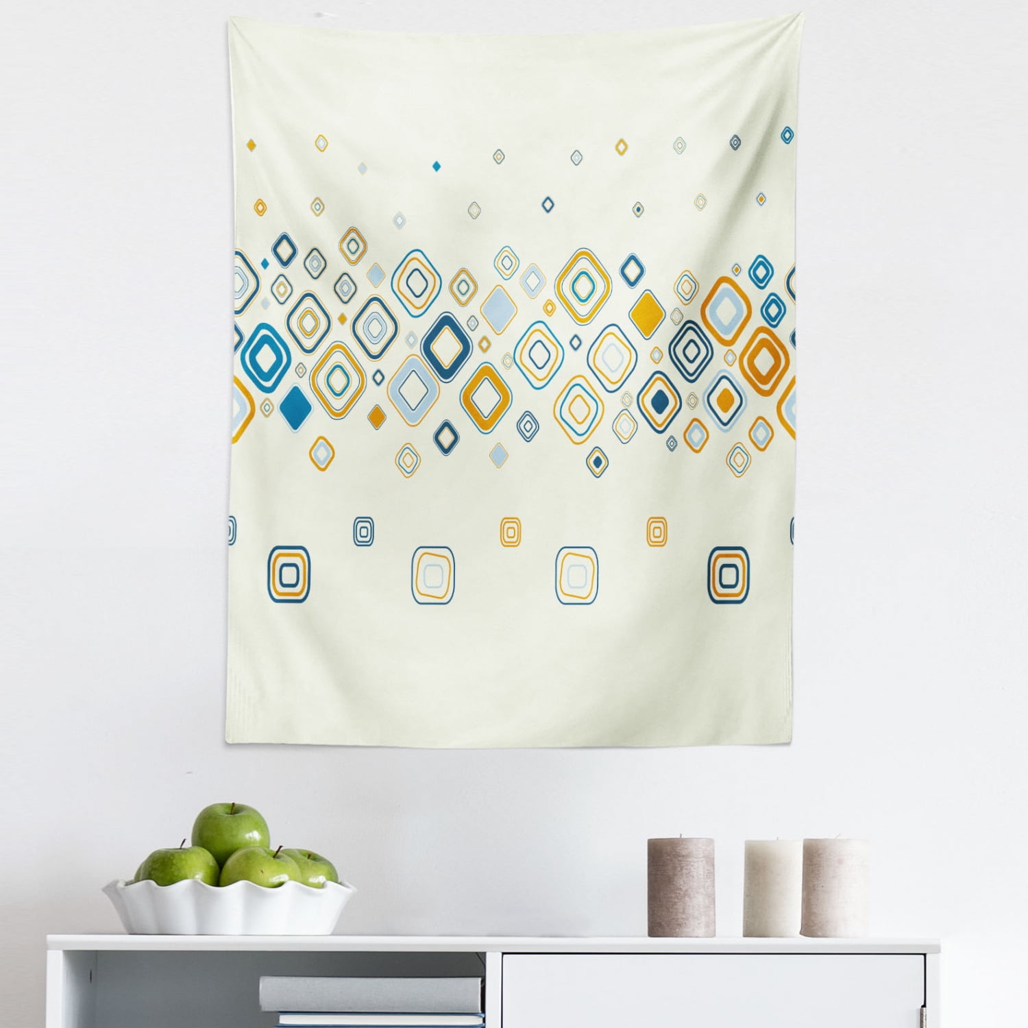 Modern Tapestry, Vector Illustration of Repeating Geometric Shapes ...