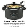 Hamilton Beach Defrost & Go Programmable Slow Cooker, Temperature Probe ...