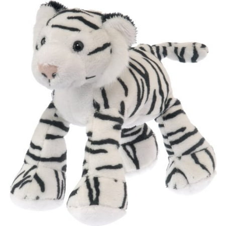 Wild Republic 6in Tumbler White Tiger Plush Animal and Finger Puppet ...