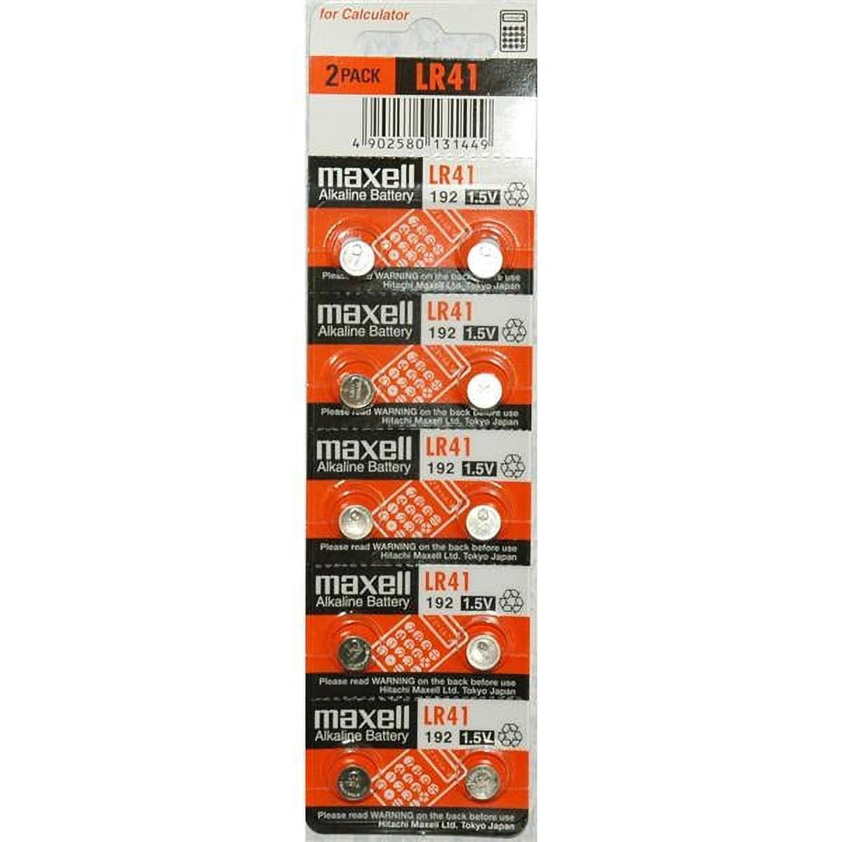 Click here for Maxell Lr41 - 192 Alkaline Button Battery 1.5v - 1... prices