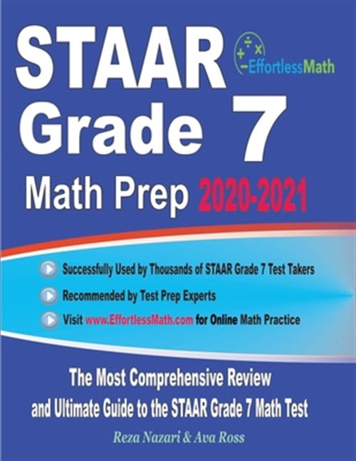 Pre-Owned STAAR Grade 7 Math Prep 2020-2021: The Most Comprehensive ...
