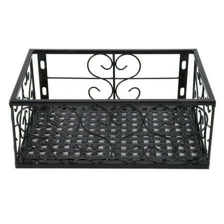 Flower Pot Stand, Balcony Hanging Plant Stand Iron Strong Bearing ...