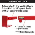 CargoSafe Heavy-Duty Cargo Door Lock - Durable 2" Steel, Adjustable ...