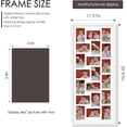 16x38 Collage Picture Frame 4x6 Collage Frame Displays twenty 4x6 inch ...