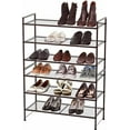 3-Tier Stackable Mesh Shoe Rack, Bronze - Walmart.com
