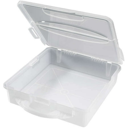 Stow & Go Storage Bin 14"X14"X3.25" Translucent Asb1313 | Walmart Canada