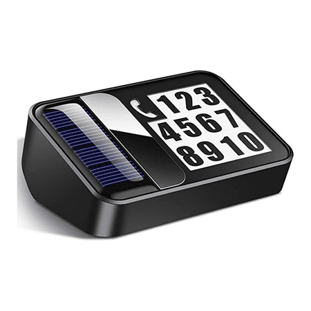 TESNN Panneau de stationnement temporaire plaque d'immatriculation ...