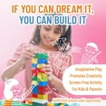 Strictly Briks Big Briks Brick Construction Set - 204 Pieces - Blue ...