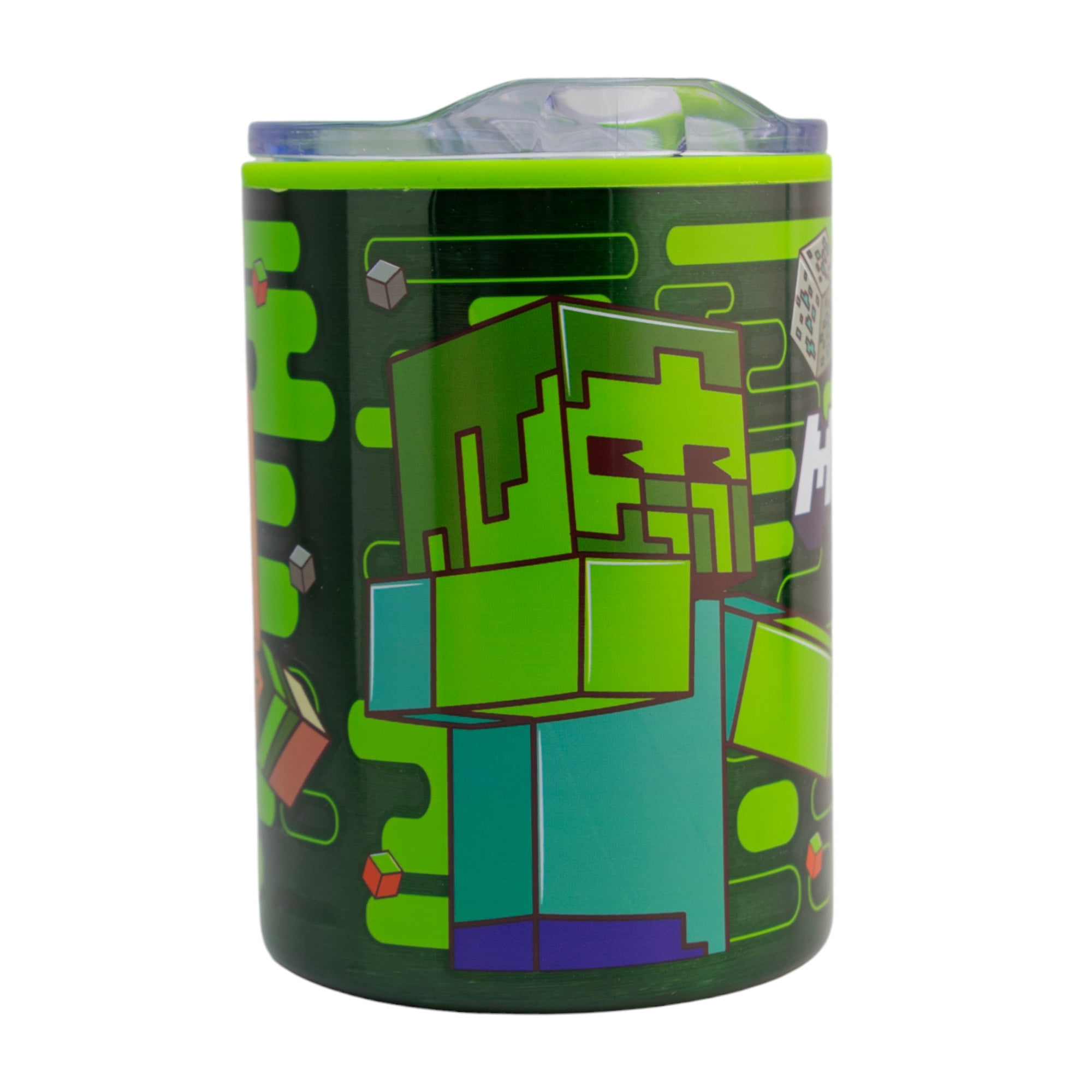 Termo Doble Pared Minecraft, Vaso Térmico Portátil con Tapa Deslizable ...