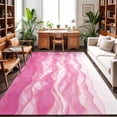 Area Rug 5x7ft Abstract Beach Wace Washable Area Rugs for Living Room ...