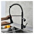 Brass Pull Out Spring Swivel Extension Faucet Kitchen Sink - Walmart.com