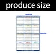 2026 Wall Calendar Yearly Planner Reusable Erasable Calendar Full Year ...