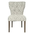 OSP Home Furnishings Andrew Dining Chair in Putty with Grey Brushed ...