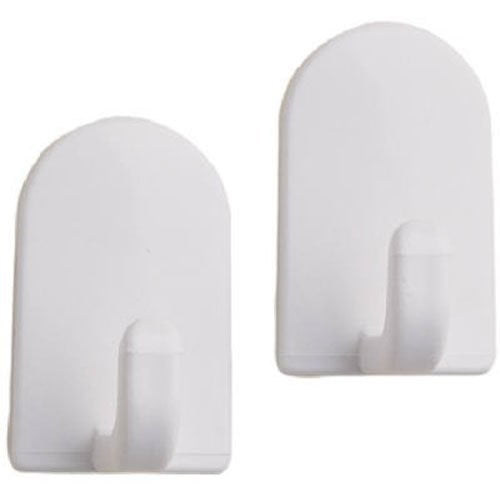 InterDesign Self-Adhesive Mini Hook, White, Set of 6 - Walmart.com