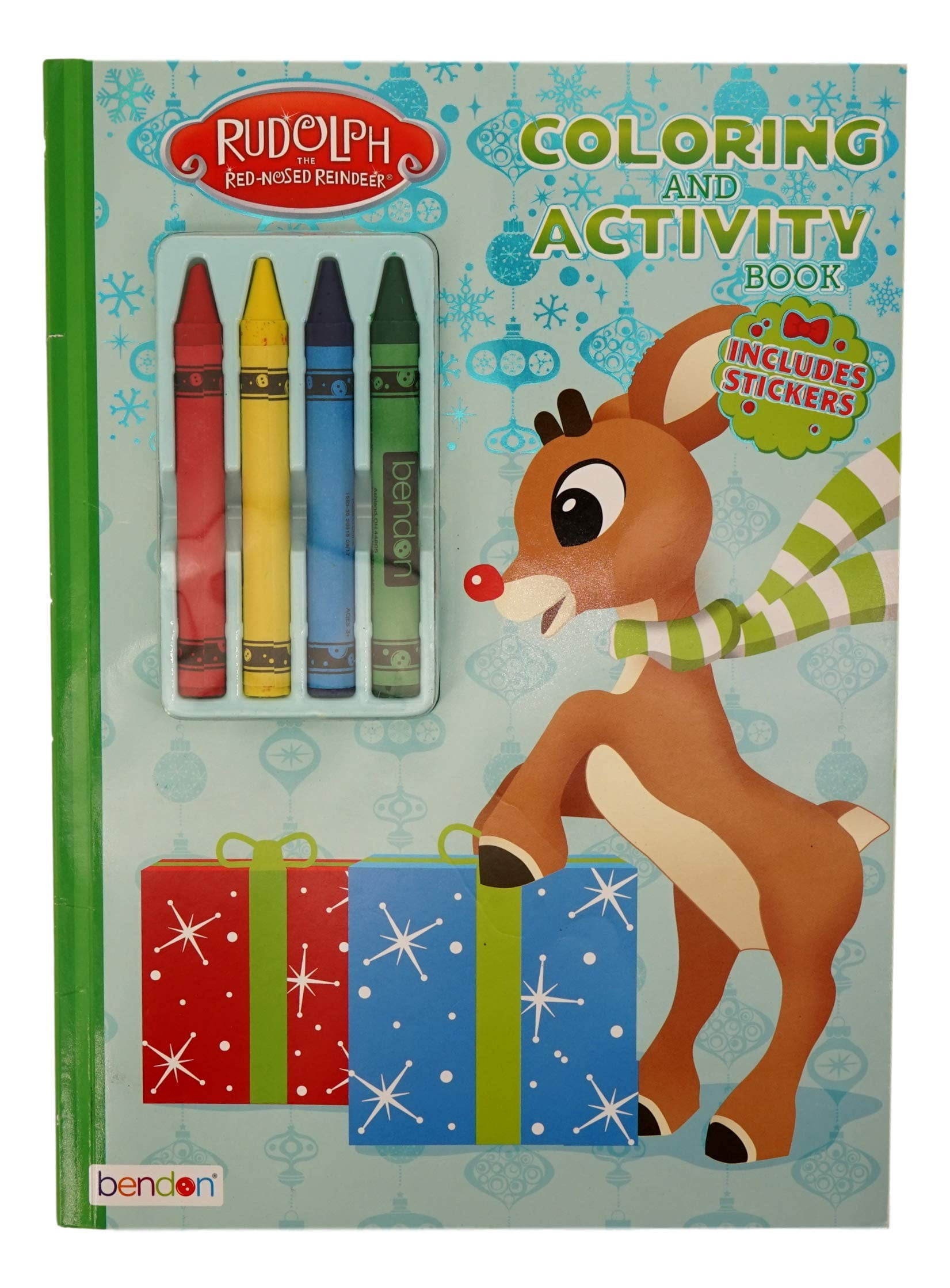 Rudolph Nosed Reindeer Coloring Pages