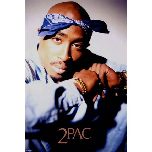 Tupac Middle Finger Poster