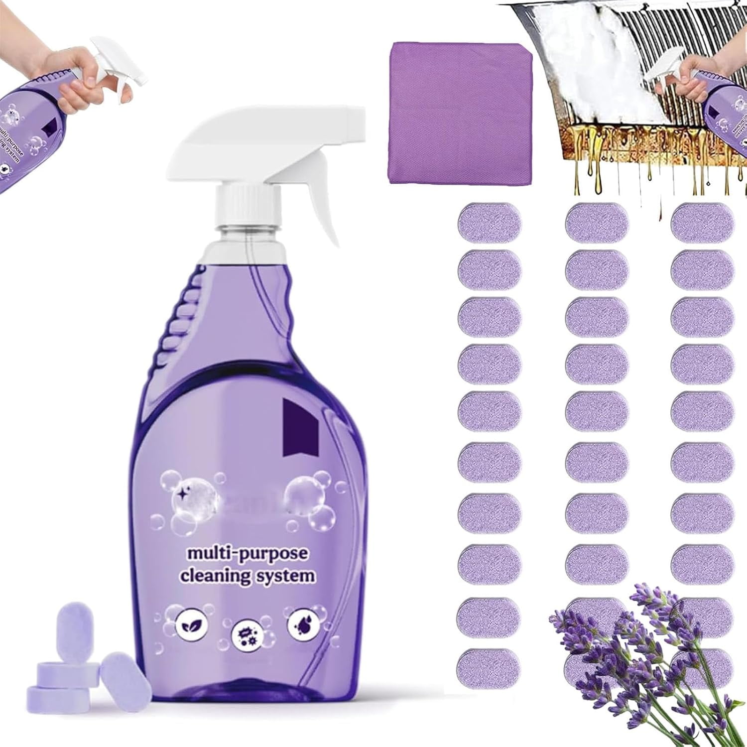 Dr Clean Spray Cleaner for Ovens, Dr Clean Spray Cleaner Tablets and ...