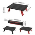 FNOCHY Small Camping Side Table That Fold Up Lightweight, Tent Table ...