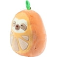 "Kellytoy Squishmallow 8"" Simon The Orange Sloth Plush - Soft, Squishy ...
