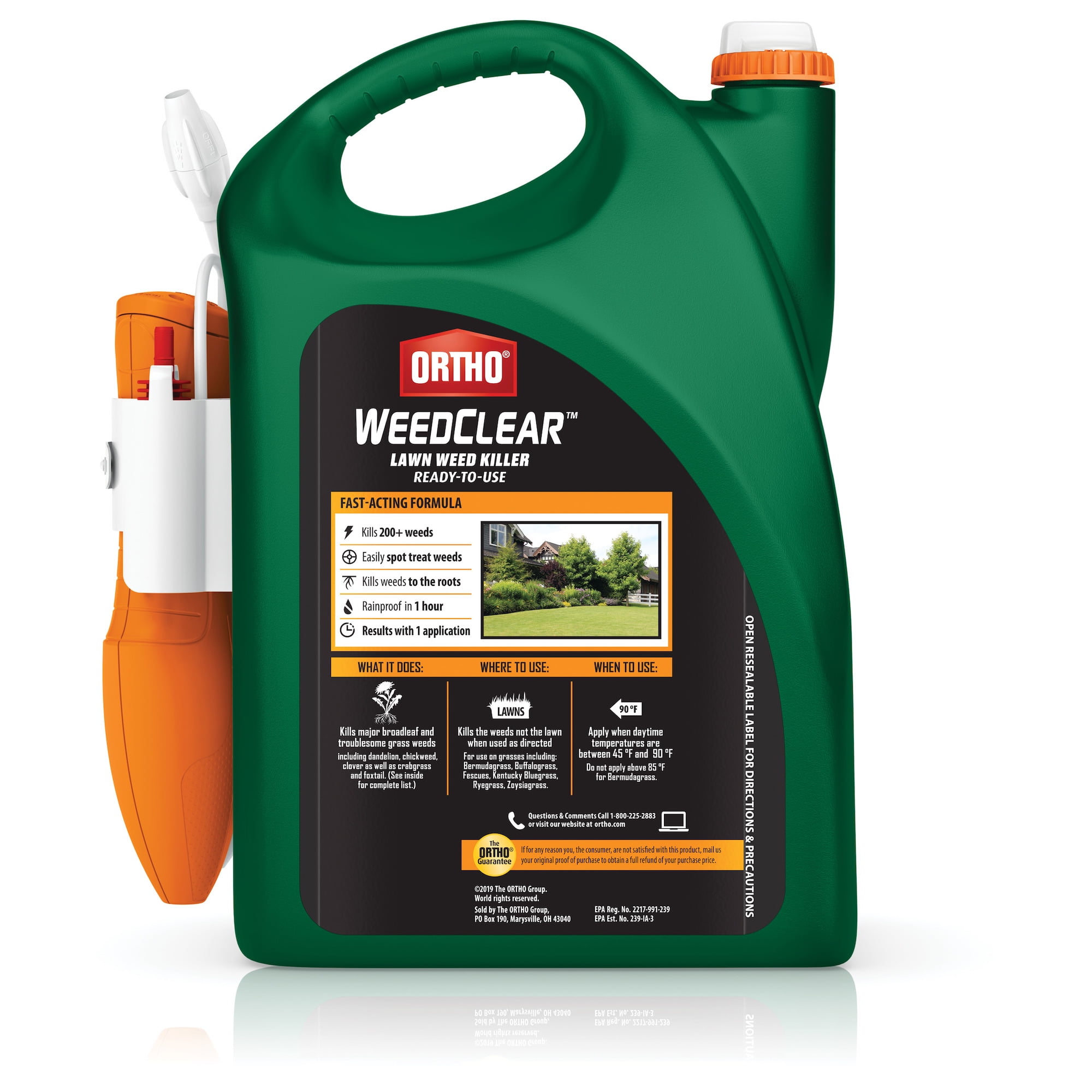 Buy Ortho WeedClear Lawn Weed Killer Ready-to-Use with Comfort Wand ...