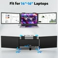 Dual Laptop Screen Extender, 14" 1080P IPS Portable Triple Monitor for ...