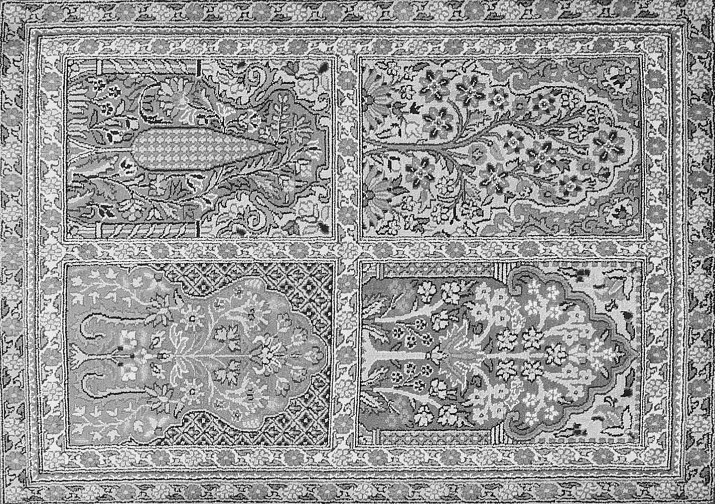 Ahgly Company Indoor Rectangle Persian Gray Traditional Area Rugs, 5' x ...