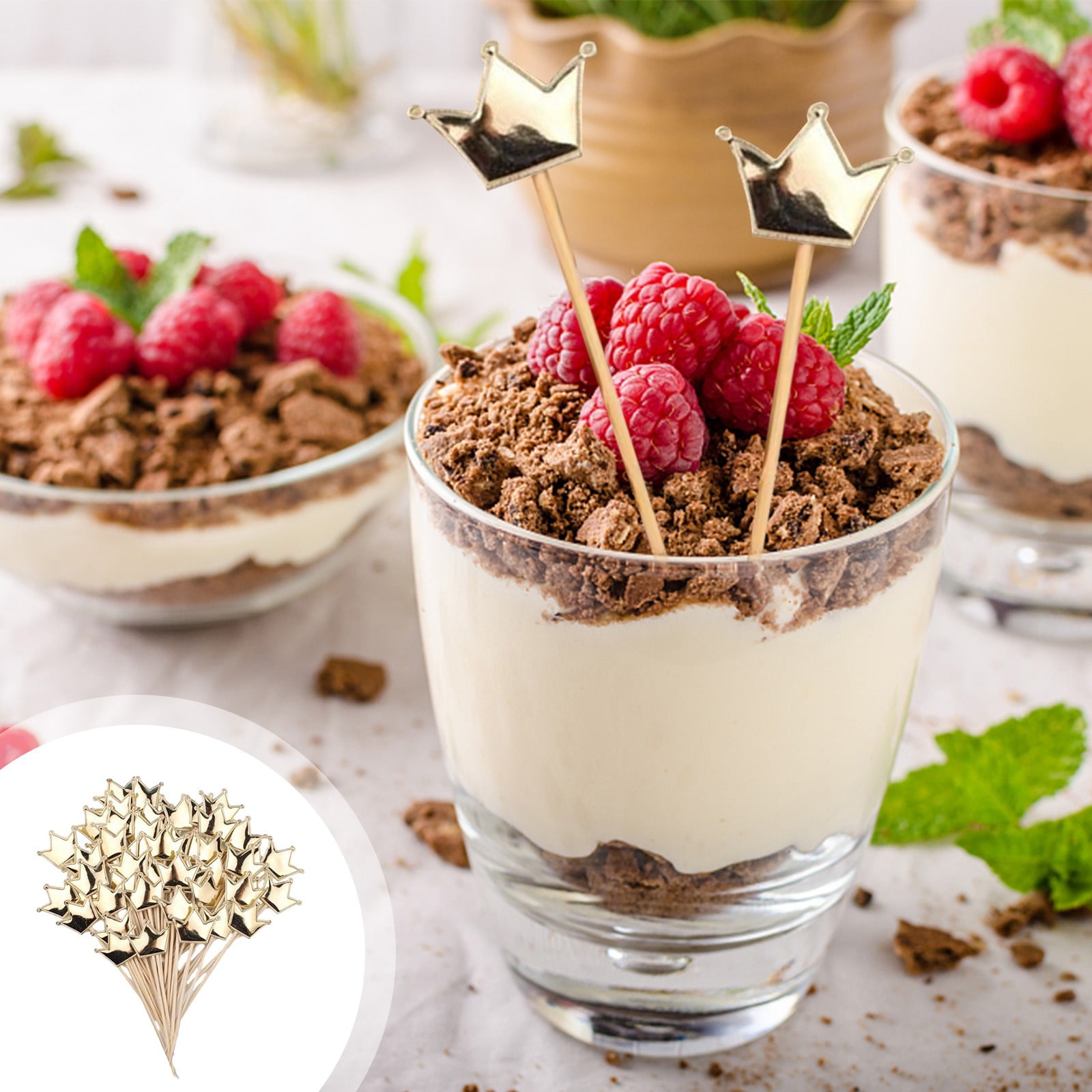 Click here for Dvkptbk 50 Pcs Cocktail Picks- Wooden Cocktail Pic... prices