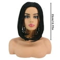 Duaonets Fiber Hair Foreign Trade European And Wig Womens African Black Braid Three Strand
