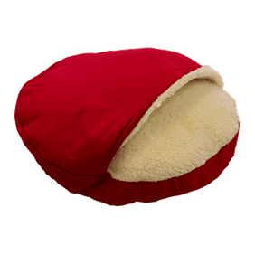 Precision Brand Clamshell Beds Dog Bed, Small, Red - Walmart.com ...