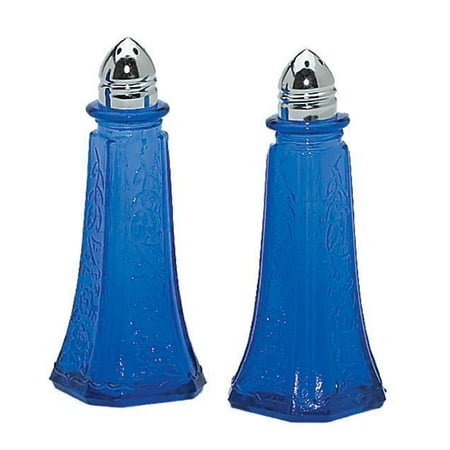 Blue Glass Salt & Pepper Shaker Set - Walmart.com - Walmart.com