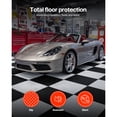 16 Pack 20.2x20.2x0.2in Interlocking rhombus Plate Garage Tiles, Non ...