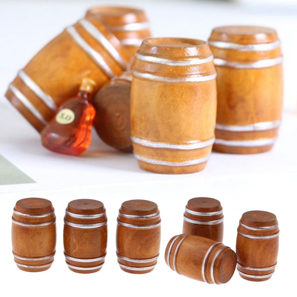 Click here for Beloving 6pcs/Set Miniature Barrel Cask Model  For... prices
