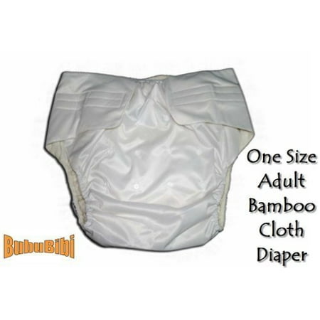 Adjustable Reusable/Washable BAMBOO ADULT Cloth Diaper/Nappy+2 Insert S ...