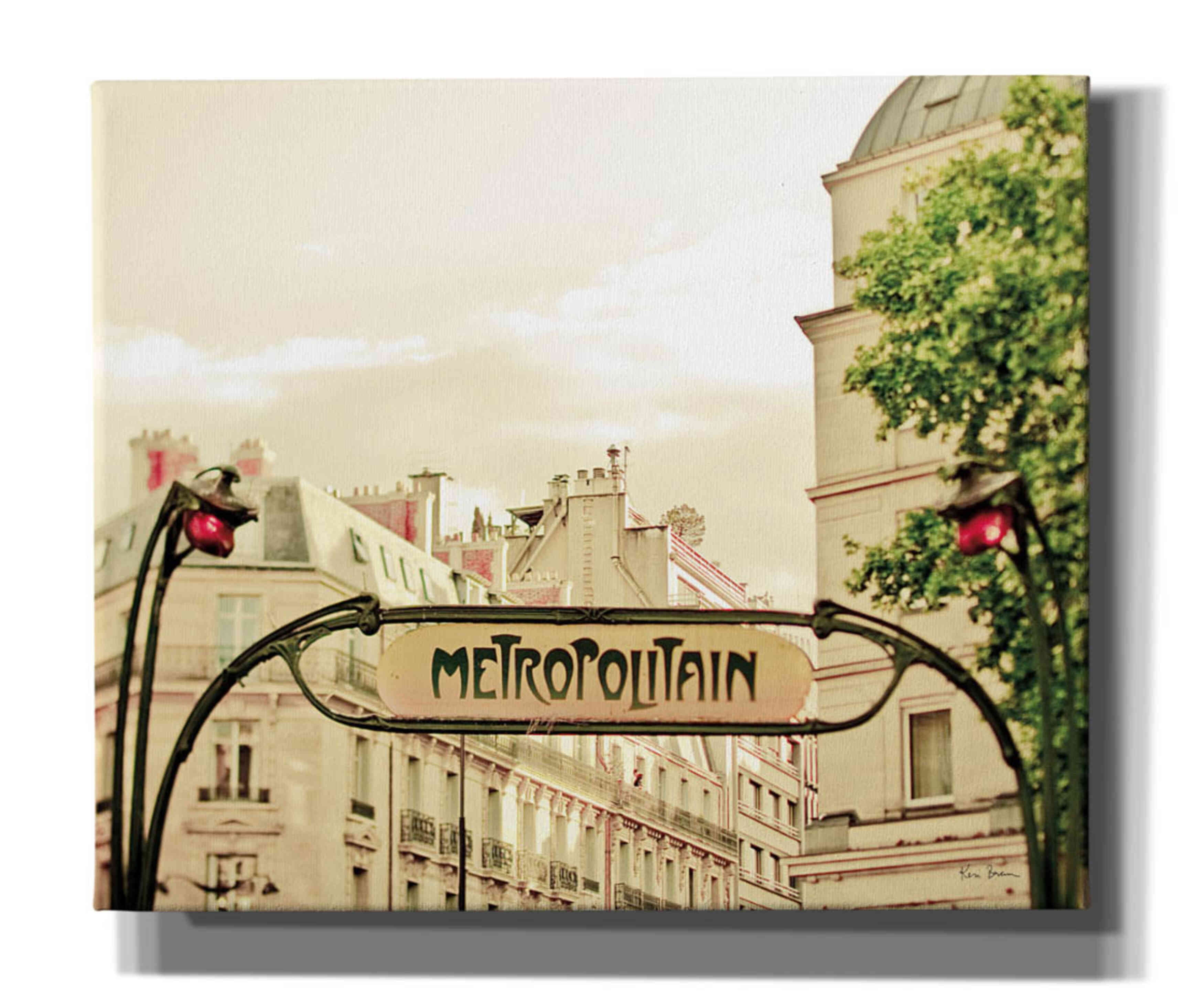 Epic Graffiti 'A Lily In Paris' by Keri Bevan, Giclee Canvas Wall Art ...