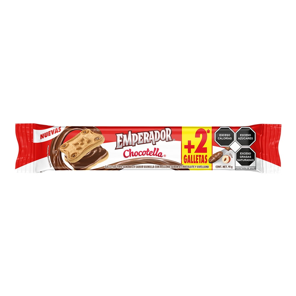 Galletas Emperador Chocotella 91 g | Walmart en línea