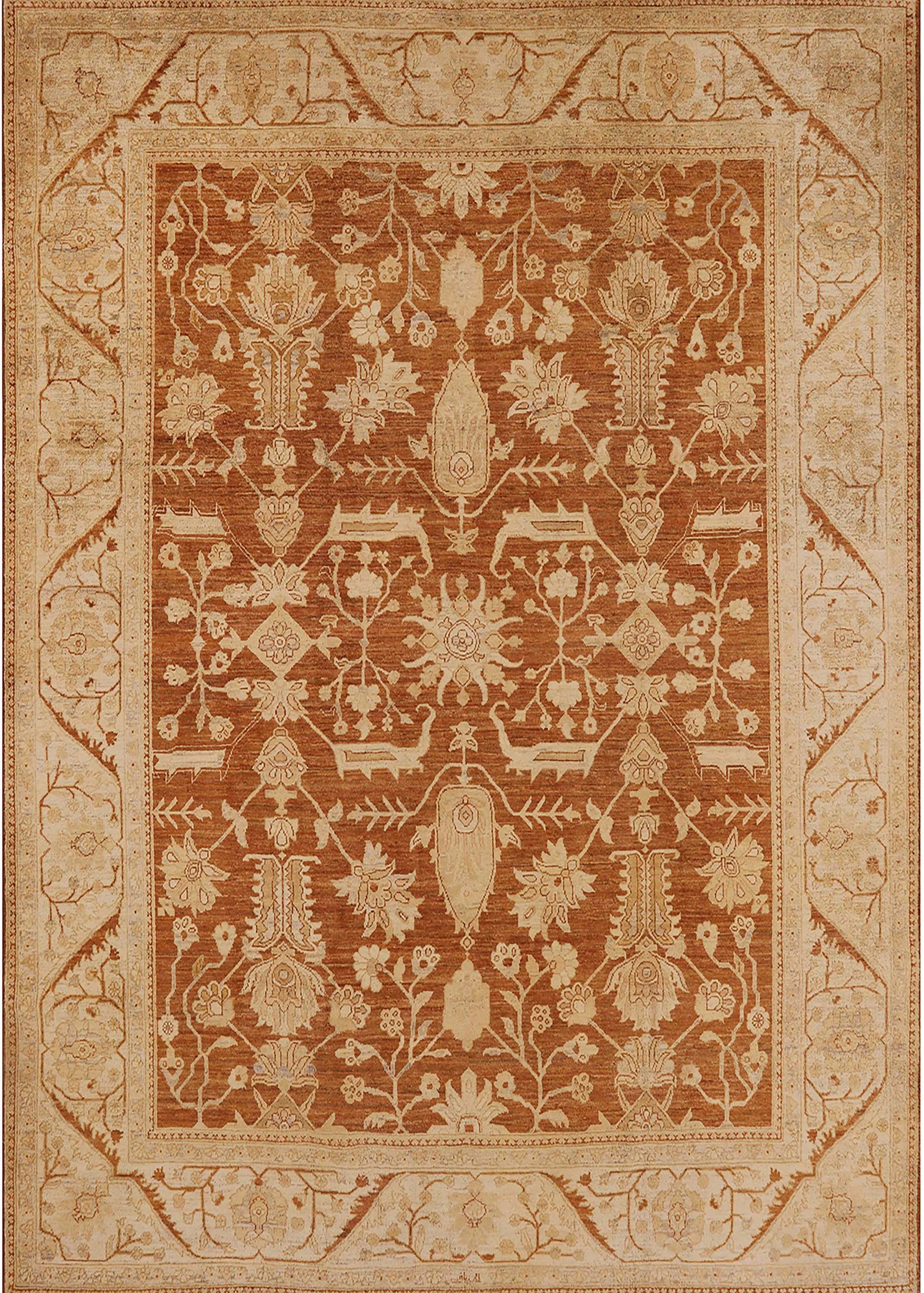 Ahgly Company Indoor Rectangle Mid-Century Modern OrangeRed Orange ...