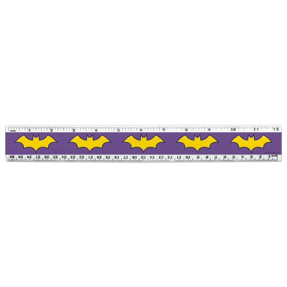 Batman Batgirl Logo 12 Inch Standard and Metric Plastic Ruler - Walmart.com