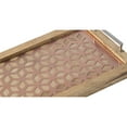 Free Shipping! DecMode 18x20 Wood Contemporary Decorative Trays with ...