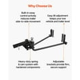 Trailer Weight Distribution Hitch Kit Up to 14000 lbs Towing & 1400 lbs ...