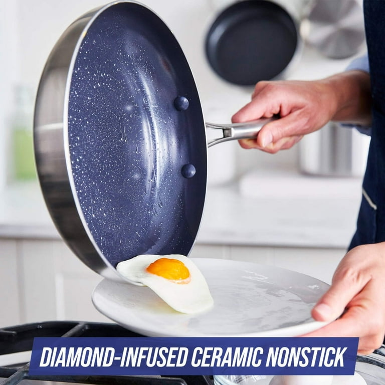 Blue diamond fry pan store