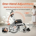 WEYRAL Transport Wheelchair for Adults, Recline with High Back ...