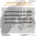 1 Pack Replacement for 902XL T902XL Black Ink Cartridge use for EPSON ...