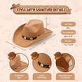4E's Novelty Cowboy Camel Hat for Men & Women Premium Felt Cowgirl Hats ...