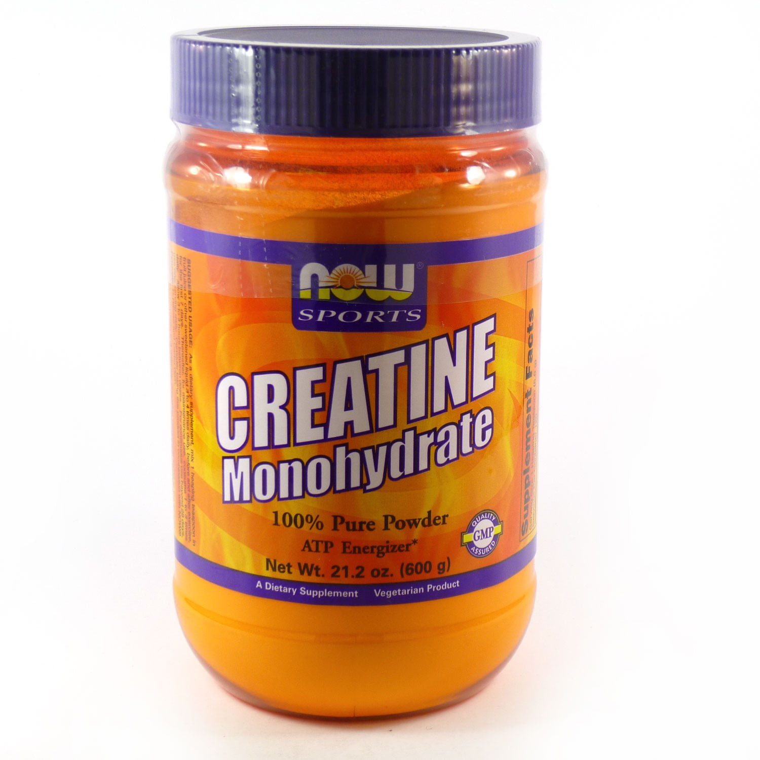 NOW Sports Creatine Monohydrate Powder, 21.2 oz - Walmart.com