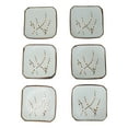 Set Of 6 Sakura Cherry Blossoms Japanese Porcelain Appetizer Salad ...